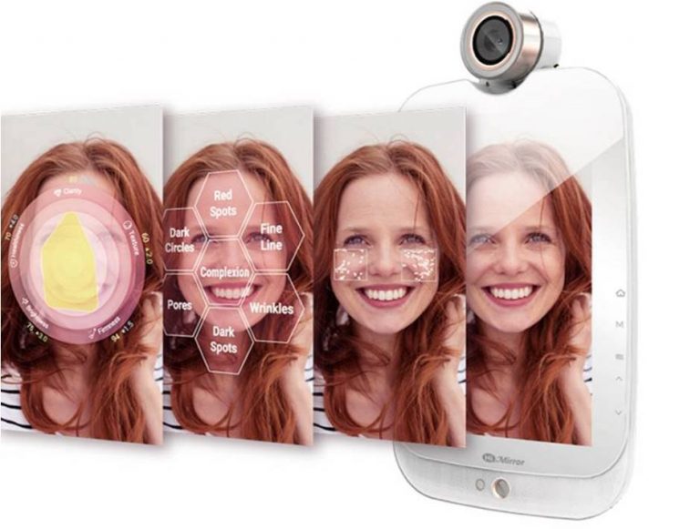 This Smart Mirror Analyzes Your Skin To Create Personalized Skincare ...