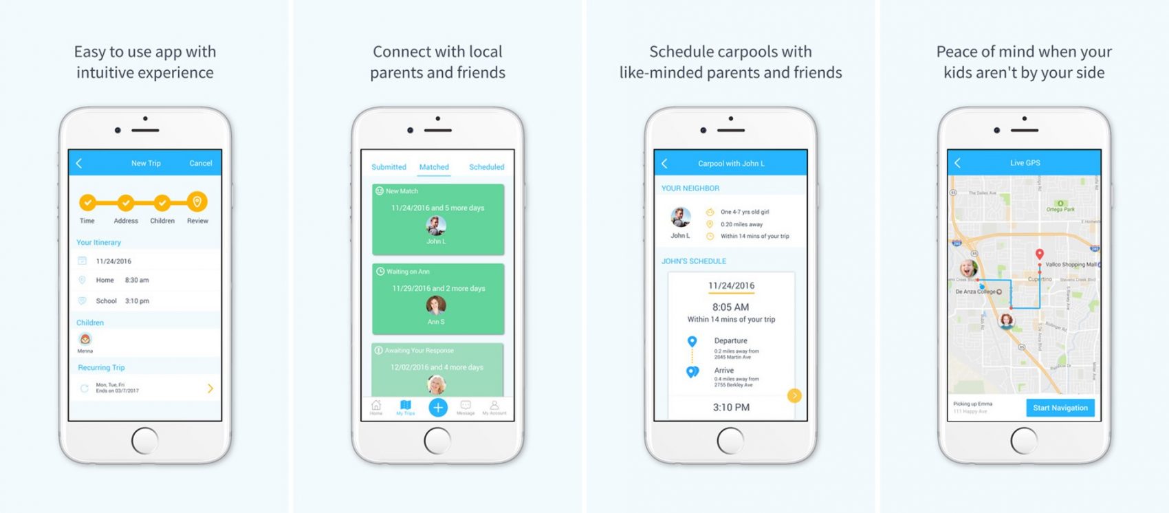 Neighbor, A Carpooling App Just For Your Kids